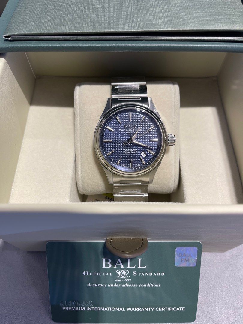 BALL FIREMAN VICTORY BLUE DIAL 40MM NM2098C-S5J-BE, Luxury, Watches on ...