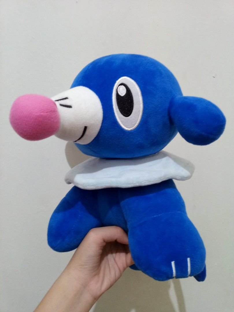 Big Original Pokemon Center Popplio Cute Kawaii Blue Water Sea Lion Alola Starter Plush Plushie ...