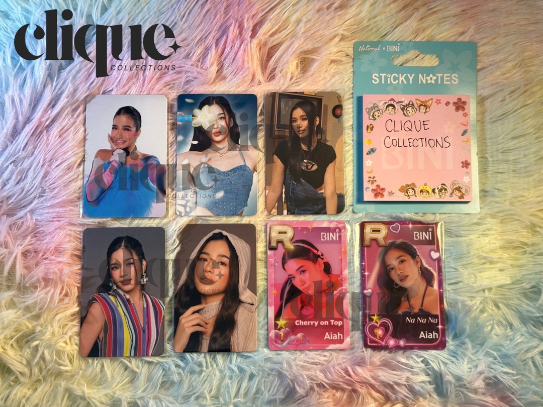 BINI AIAH OFFICIAL PHOTOCARDS SET, Hobbies & Toys, Memorabilia ...