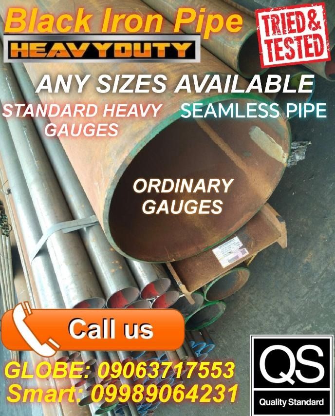 Black Iron B.I. Pipe Galvanized Iron Pipe G.I. Pipe Commercial Ordinary ...