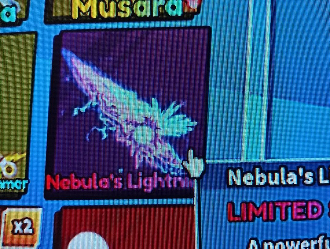Blade ball nebula lighting for 5 rm only, Video Gaming, Video Games ...