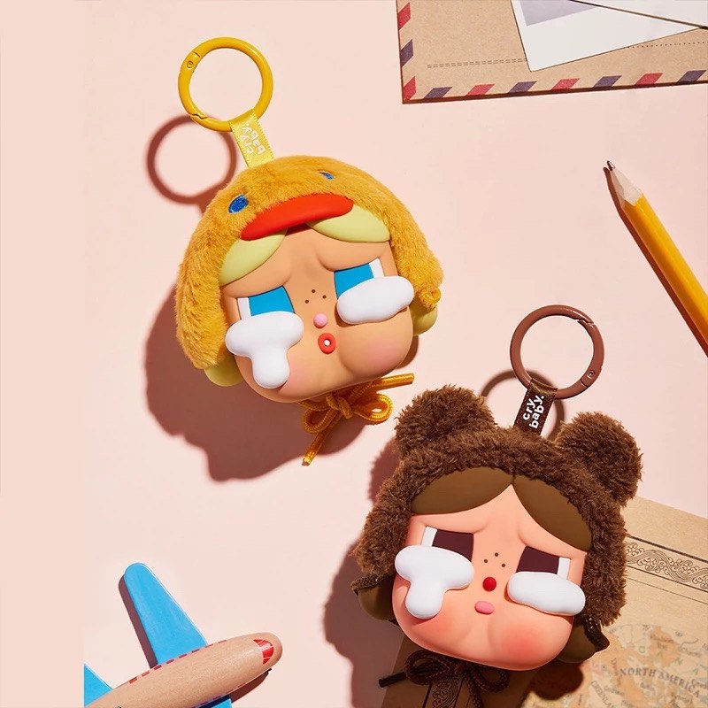[BNIB] POPMART CRYBABY Crying Again Series Earphone Bag — Duck ...
