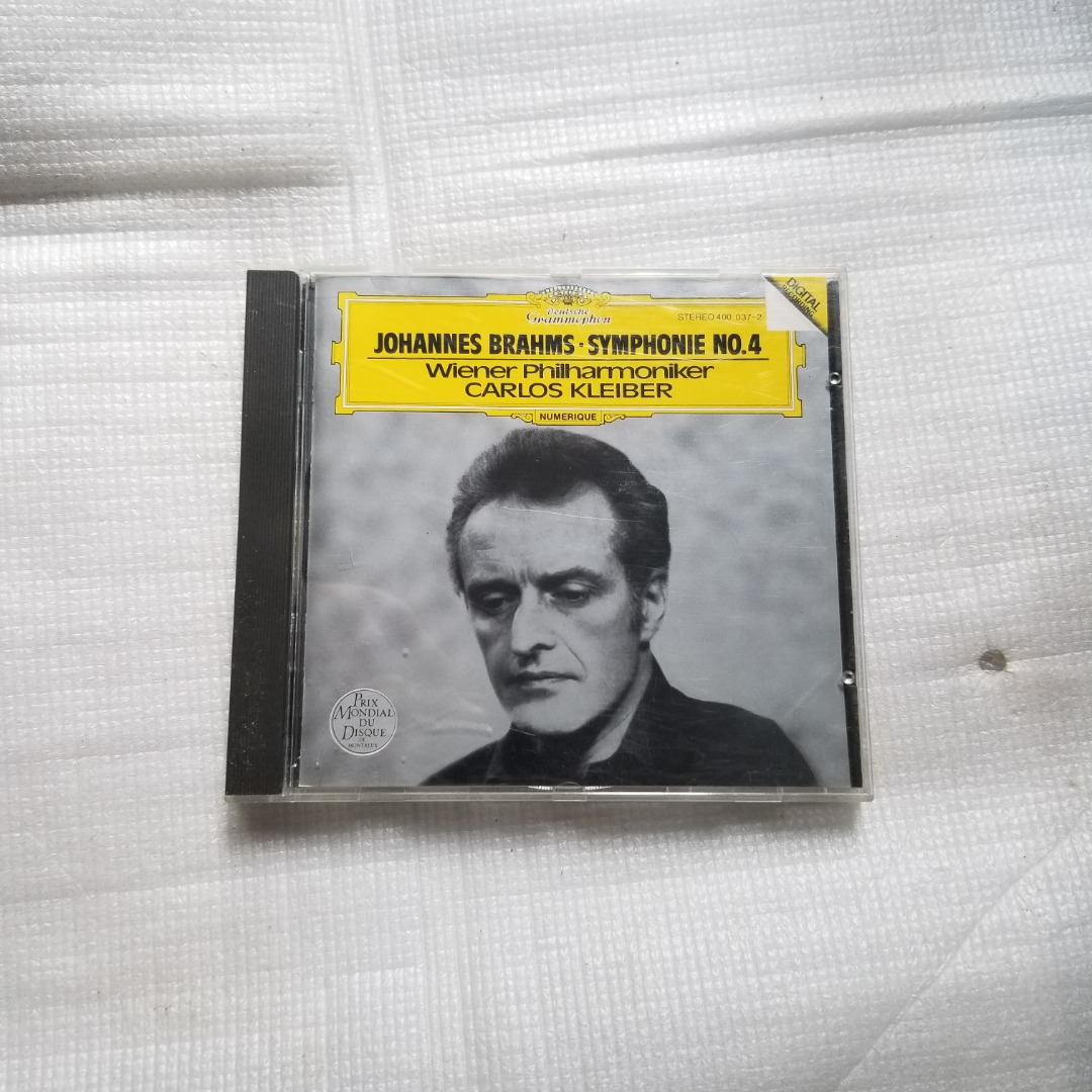 Brahms - Symphony No.4 / Kleiber / DG銀圈西德版, 興趣及遊戲, 音樂、樂器 & 配件, 音樂與媒體 ...