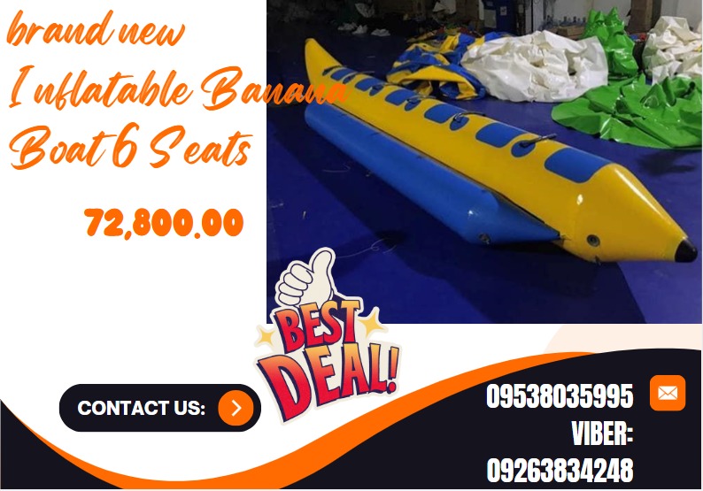 BRAND NEW INFLATABLE BANANA BOAT 6 SEATERS, Everything Else, Others on ...