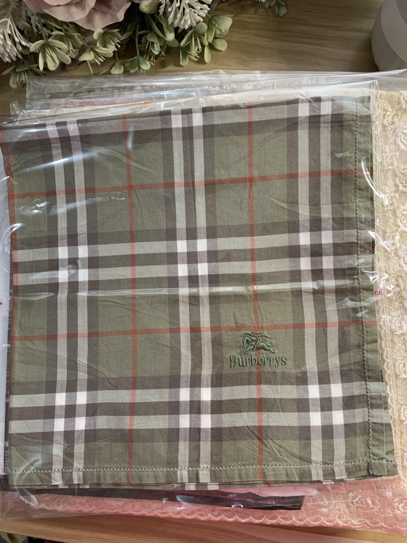 Burberry Handkerchief, Men's Fashion, Watches & Accessories, Handkerchief & Pocket Squares on ...