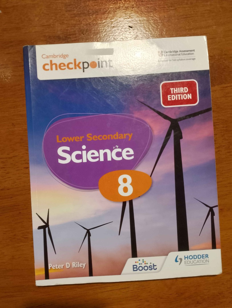 Cambridge Checkpoint Science (Lower secondary 8) THIRD EDITION, Hobbies ...