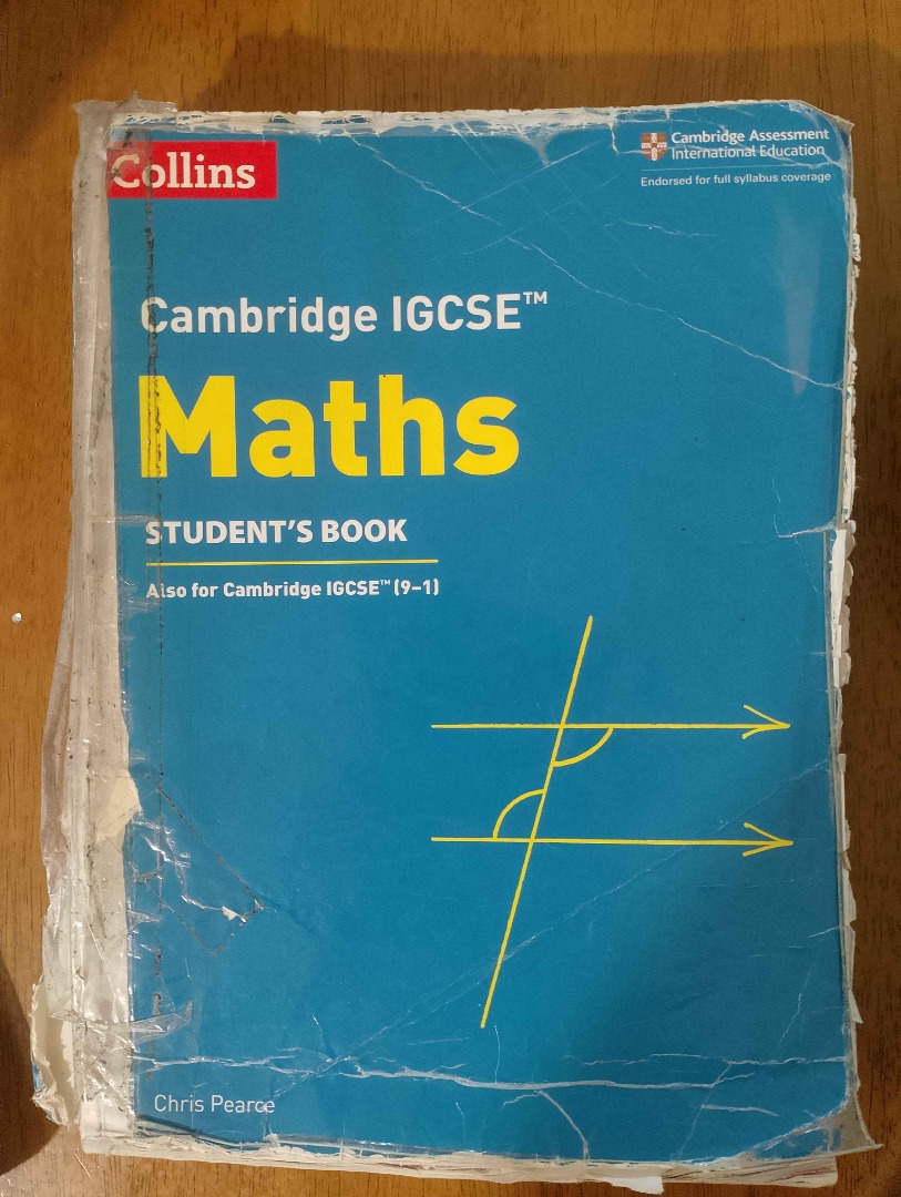 Cambridge IGCSE Math Students Book (Grade 9-11), Hobbies & Toys, Books ...