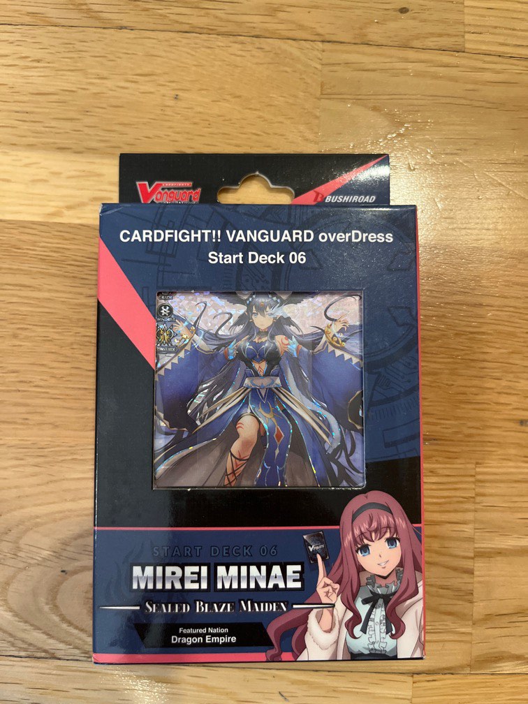 CARDFIGHT VANGUARD VGE-D-SD06 OVERDRESS START DECK 06 MIREI MINAE BAVSARGRA, Hobbies & Toys ...