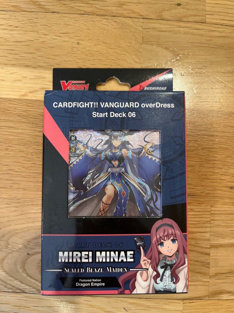 CARDFIGHT VANGUARD VGE-D-SD06 OVERDRESS START DECK 06 MIREI MINAE BAVSARGRA, Hobbies & Toys ...