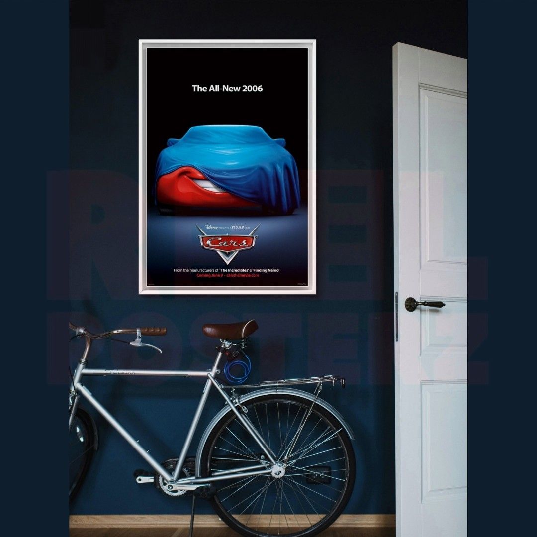 CARS (2006) Movie Poster 2-Sided Original US Version 27"x 40" (Teaser ...