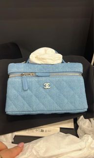 Chanel 25C LP 牛仔布, 名牌, 手袋及銀包 - Carousell