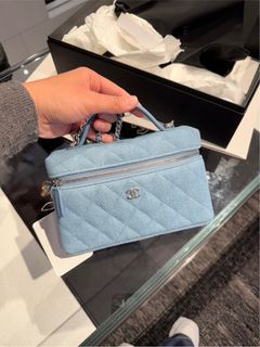 Chanel 25C LP 牛仔布, 名牌, 手袋及銀包 - Carousell