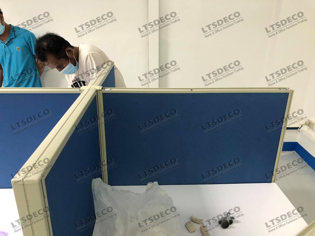 Cross type workstation cubicle \ office partition \ office furniture ...