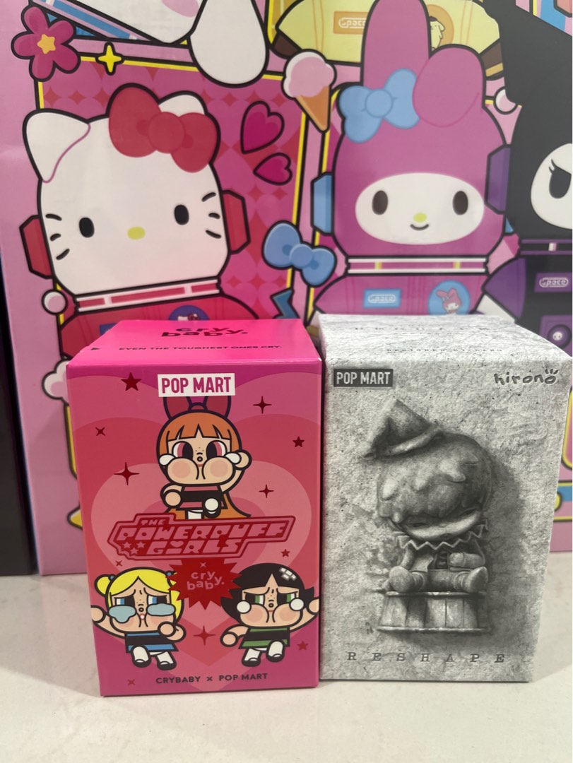 Pop Mart Crybaby & Hirono Blind box combo set, Hobbies & Toys, Toys ...