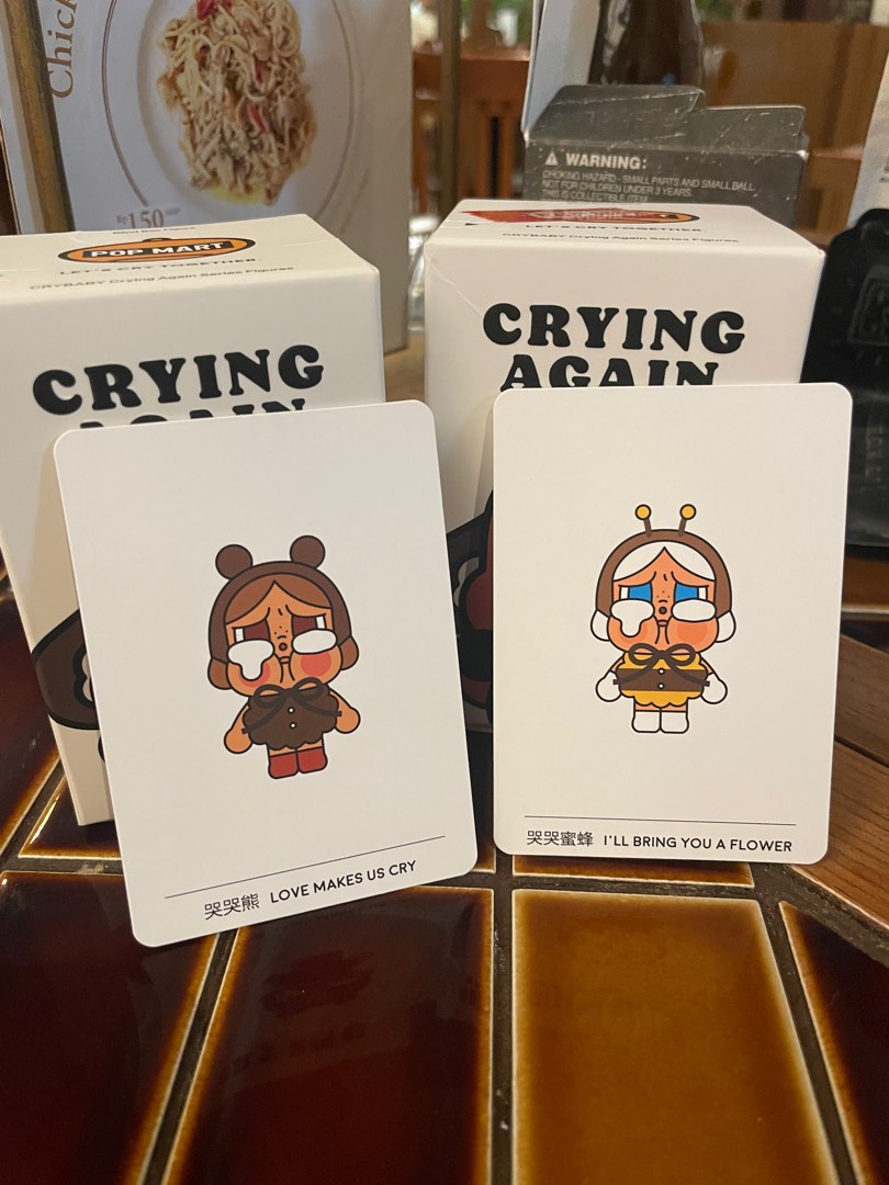 Crybaby crying again figure popmart, Toys & Collectibles, Mainan di ...