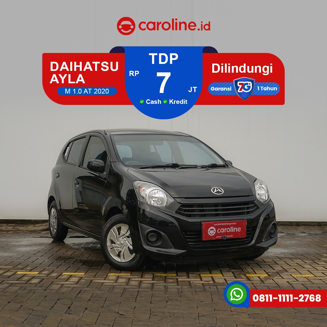 Daihatsu Ayla M 1.0 AT 2022 Mobil Bekas TDP Ceper, Mobil & Motor, Mobil ...