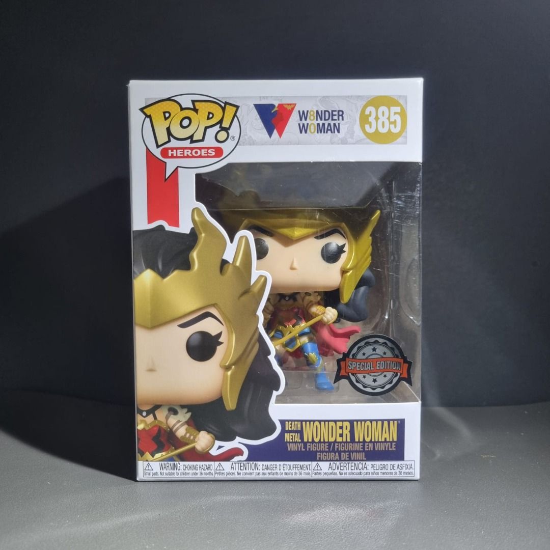 DC Wonder Women Death Metal #385 Special Edition Funko Pop, Hobbies ...