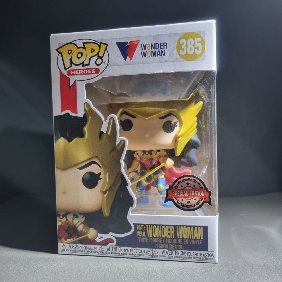 DC Wonder Women Death Metal #385 Special Edition Funko Pop, Hobbies ...