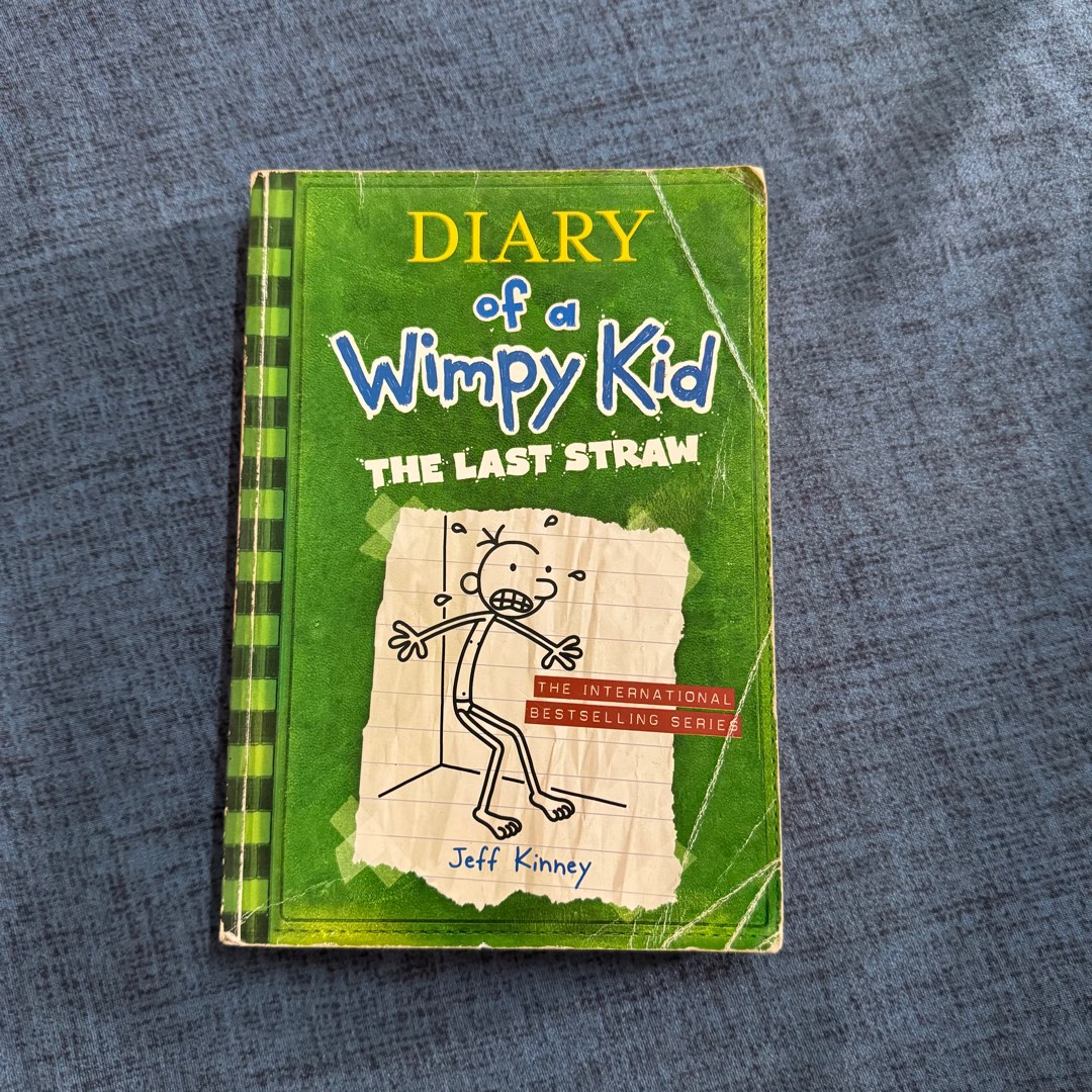 Diary of a Wimpy Kid: The Last Straw by Jeff Kinney, Hobbies & Toys ...