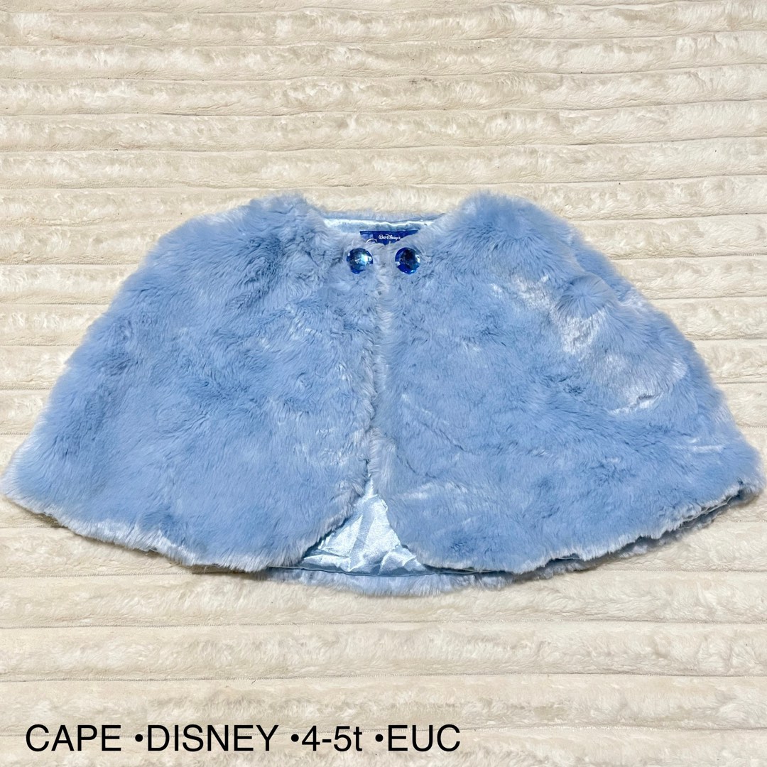 Disney Cinderella Kids Fur Cape, Babies & Kids, Babies & Kids Fashion ...