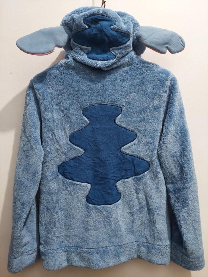 Disney Lilo & Stitch Fleece Hoodie Jacket, Men's Fashion, Coats ...