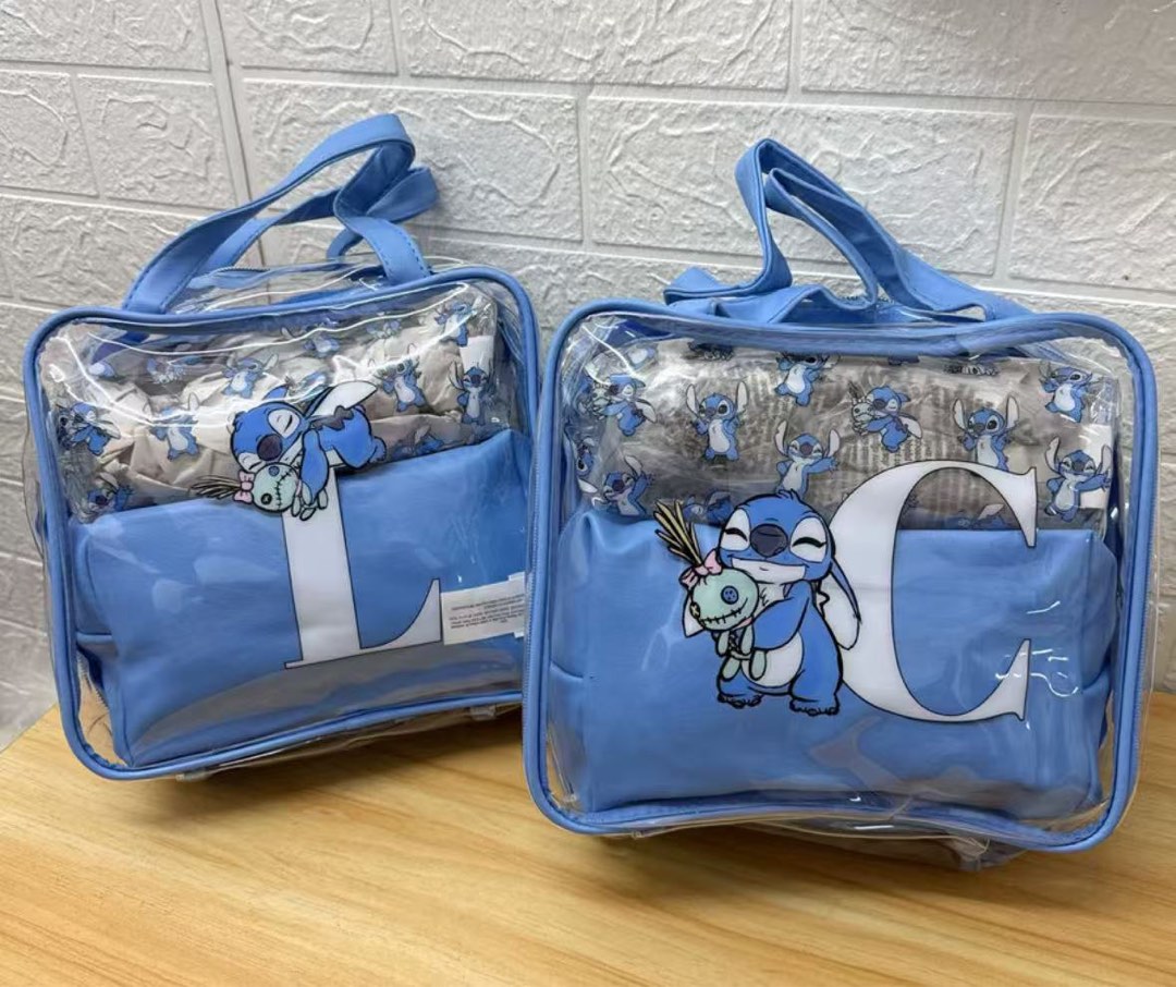 Disney Stitch Bag set, Women's Fashion, Bags & Wallets, Beach Bags on ...