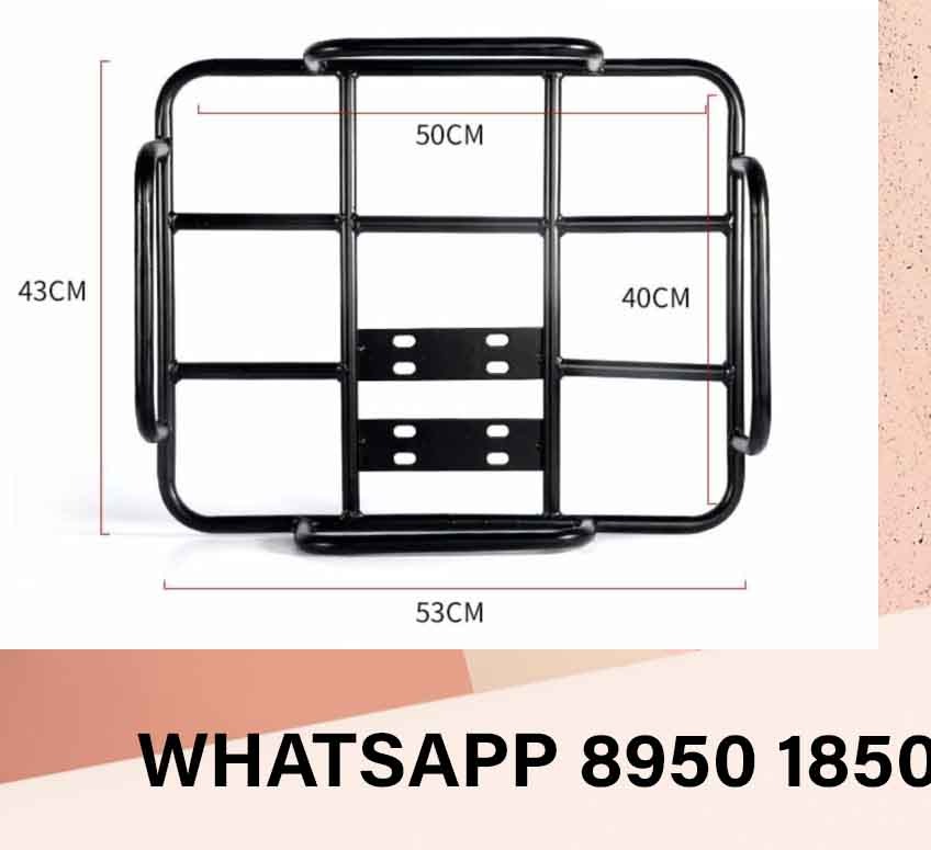 Fit all size Foodpanda / Deliveroo / Grabfood Rider Back rack Metal ...