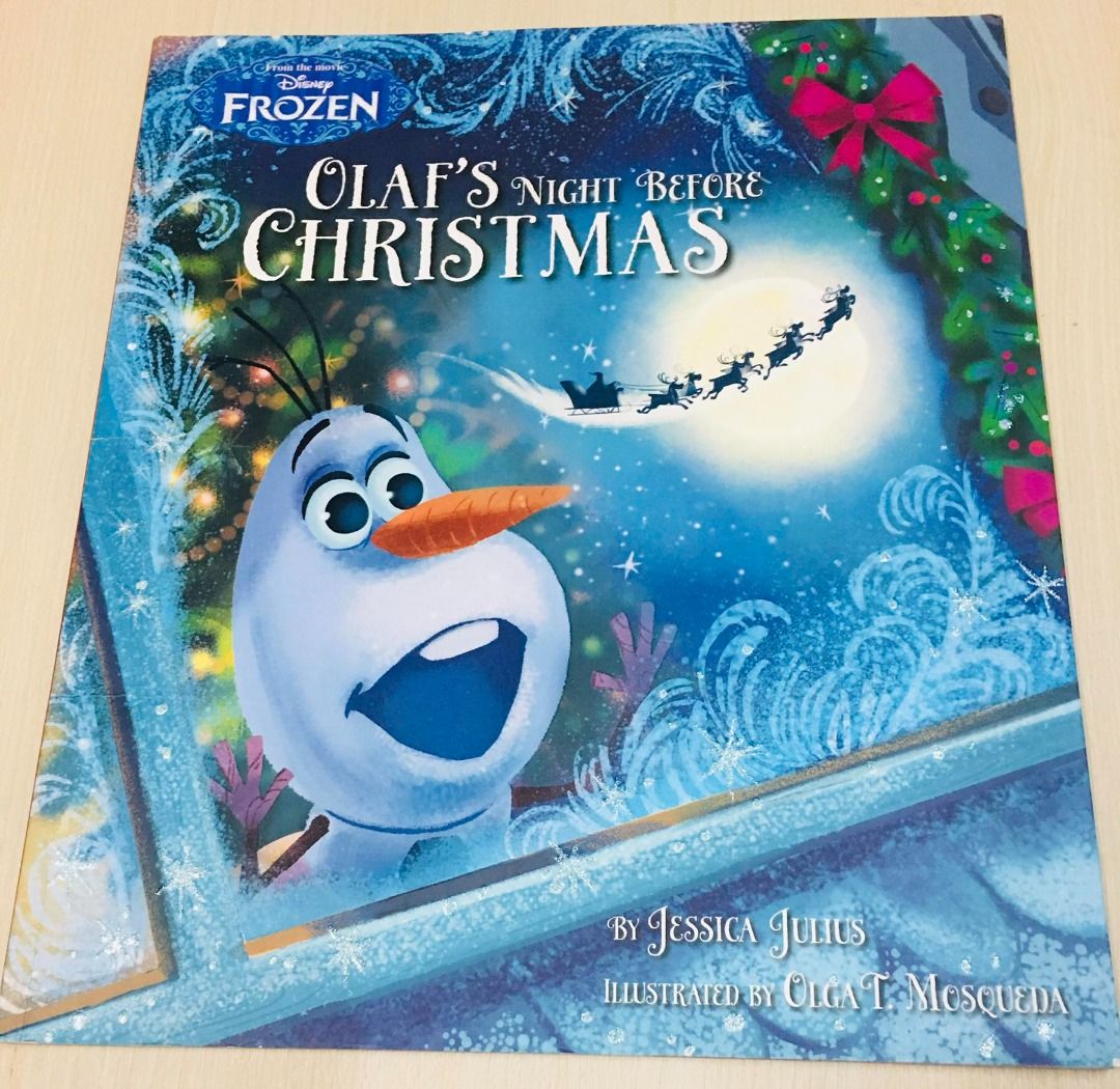Frozen An Amazing Snowman & Olaf's Night Before Christmas Book Set ...
