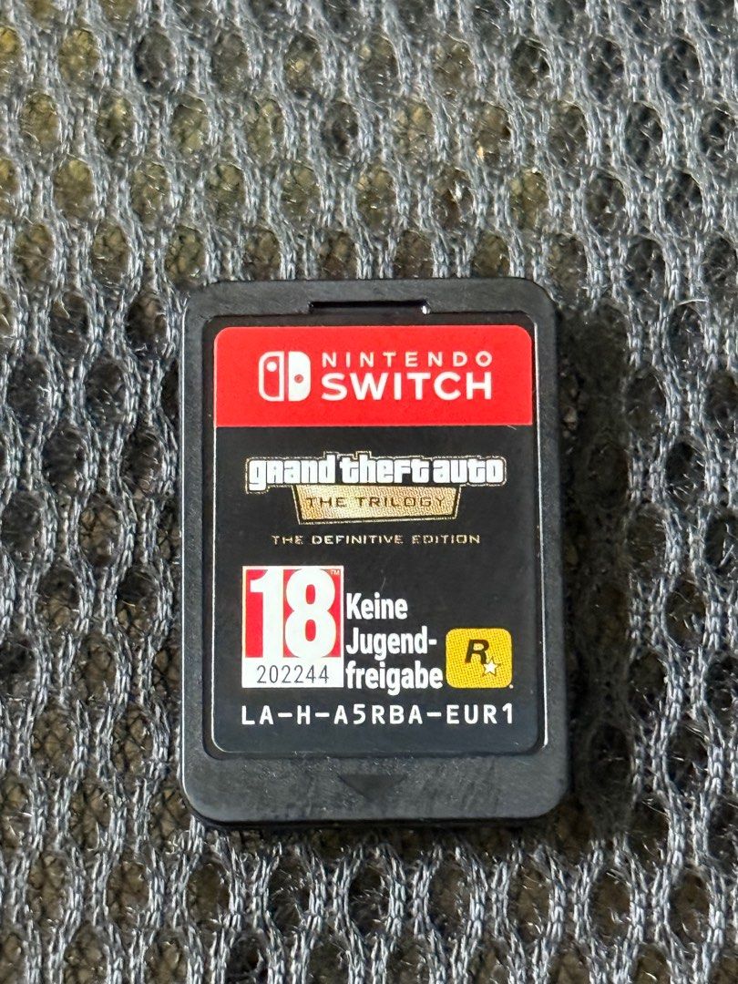Grand theft Auto Trilogy (GTA) Nintendo Switch Game, Video Gaming ...