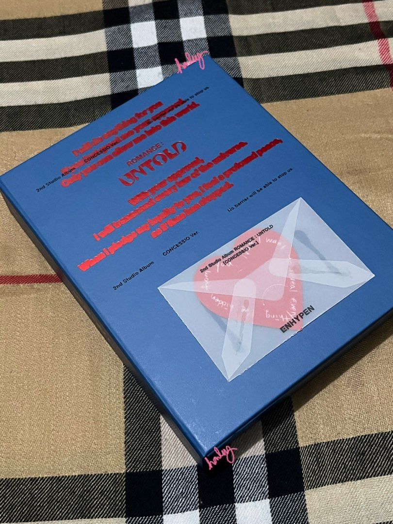 HEESEUNG SIGNED - Enhypen Romance:Untold Concessio ver., Hobbies & Toys ...