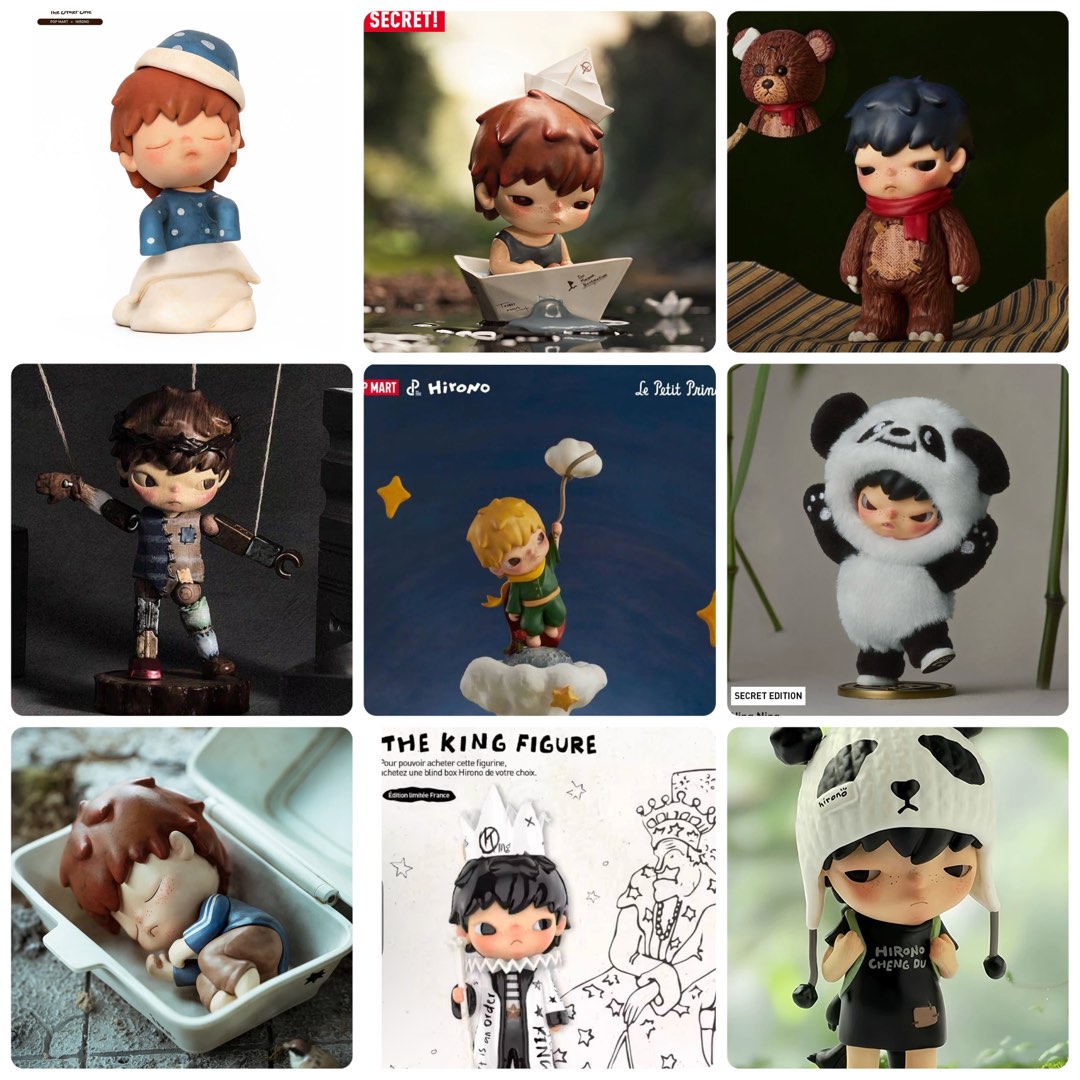 Hirono Series (Secret) Rare - Ning Ning/ Belonging/ Puppet / Silent ...