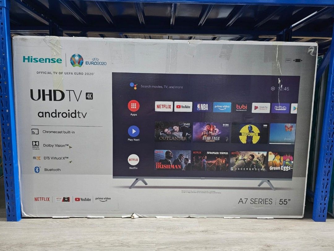 HISENSE 55 INCH A7 SERIES SMART UHD 4K TV, TV & Home Appliances, TV ...