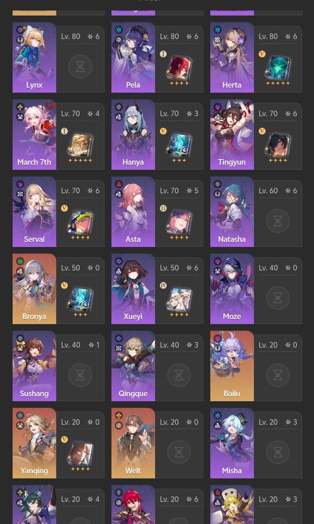 HONKAI STAR RAIL 🌟 Premium Dr. Ratio Team | Semi Premium Firefly Team ...