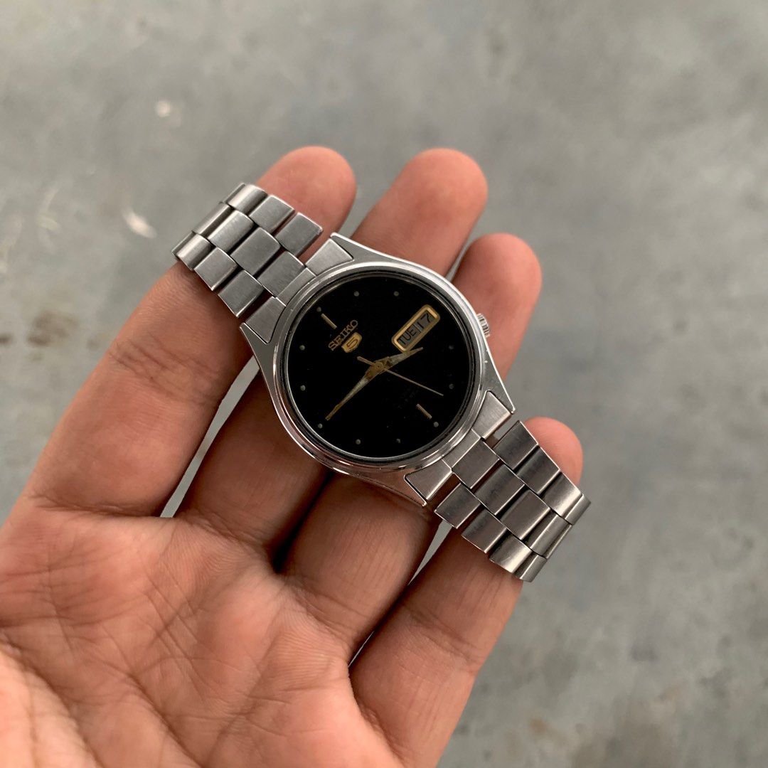 jam tangan vintage seiko 7009 automatic dial unik, Fesyen Pria, Jam ...