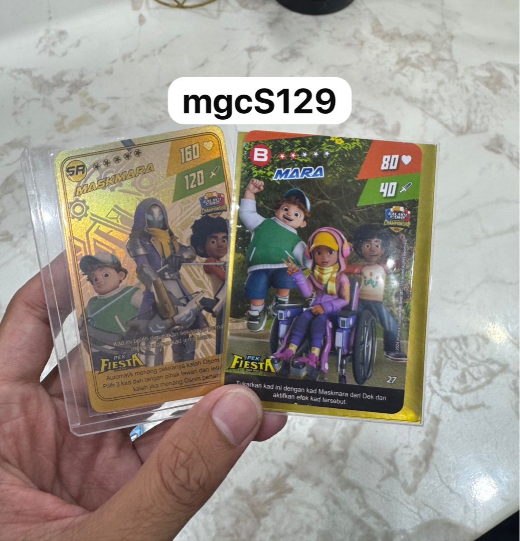 KAD FIESTA BOBOIBOY SR MASKMARA, Hobbies & Toys, Collectibles ...