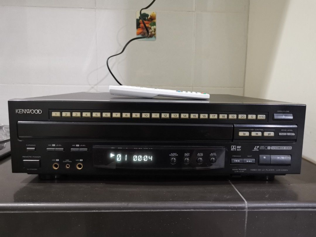 Kenwood LVD-K590V Laserdisc CD VCD Player with karaoke function, Audio ...