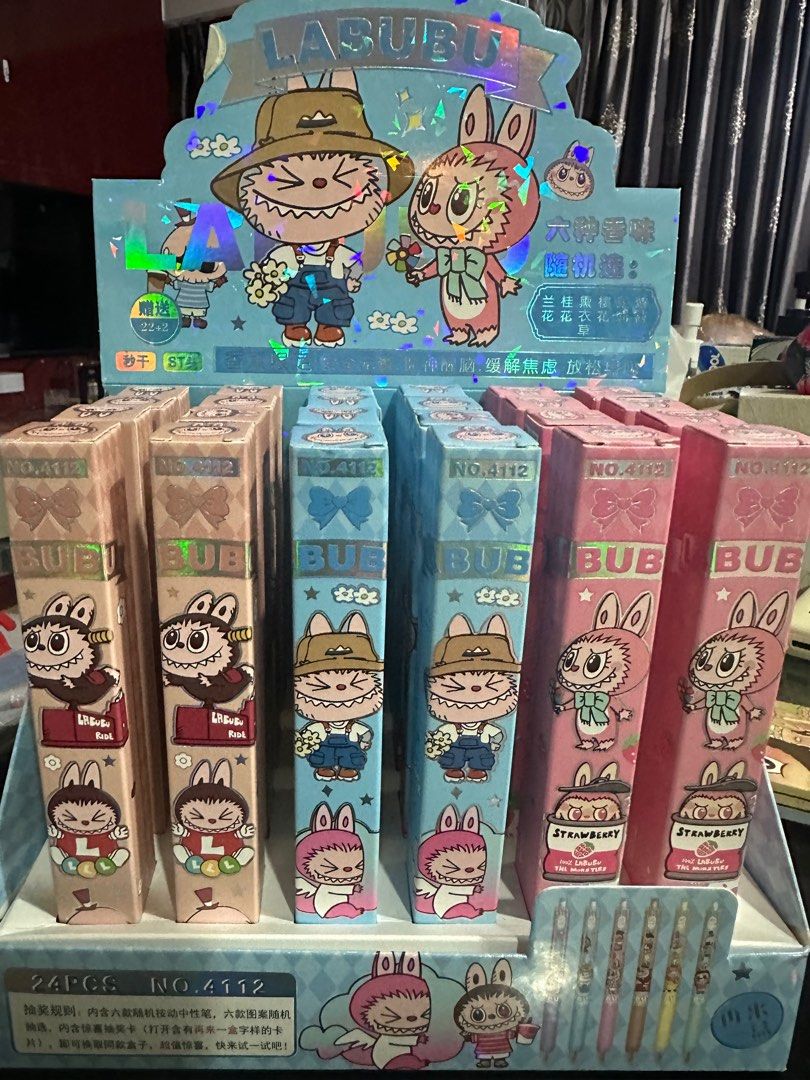 Labubu blind box pen, Hobbies & Toys, Stationery & Craft, Stationery ...