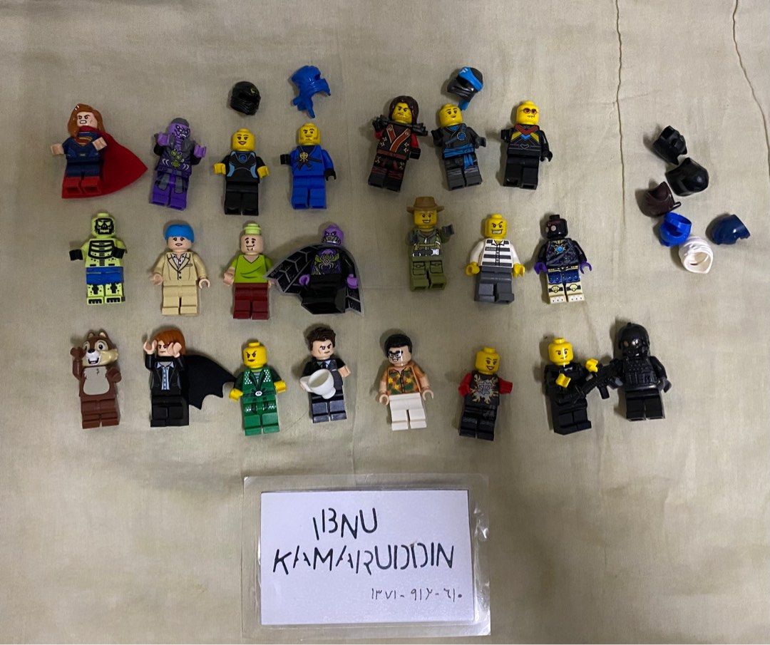 LEGO Ninja Go & LEGO City & LEGO Marvel Minifigures Random Lot, Hobbies ...