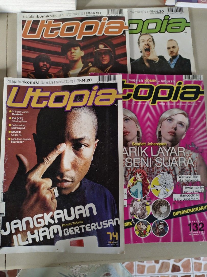 Majalah UTOPIA Tahun 2000s, Hobbies & Toys, Books & Magazines, Magazines on Carousell
