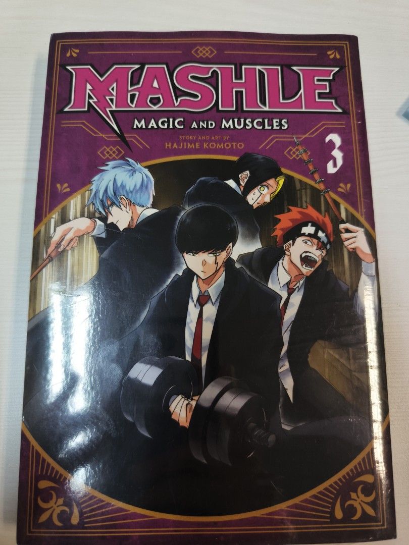 Get 2 komik Mashle Magic and Muscles vol 3 dan 4 English, Buku & Alat ...