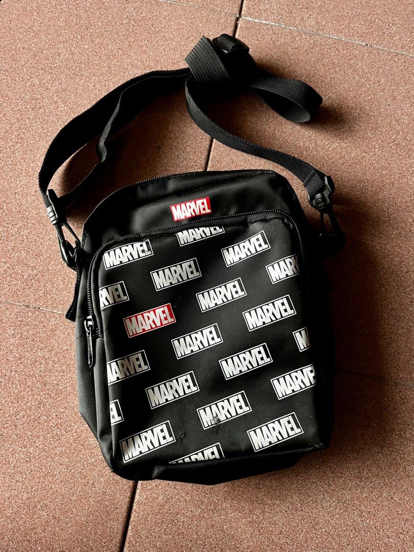 Miniso Marvel Sling Bag, Men's Fashion, Bags, Sling Bags on Carousell