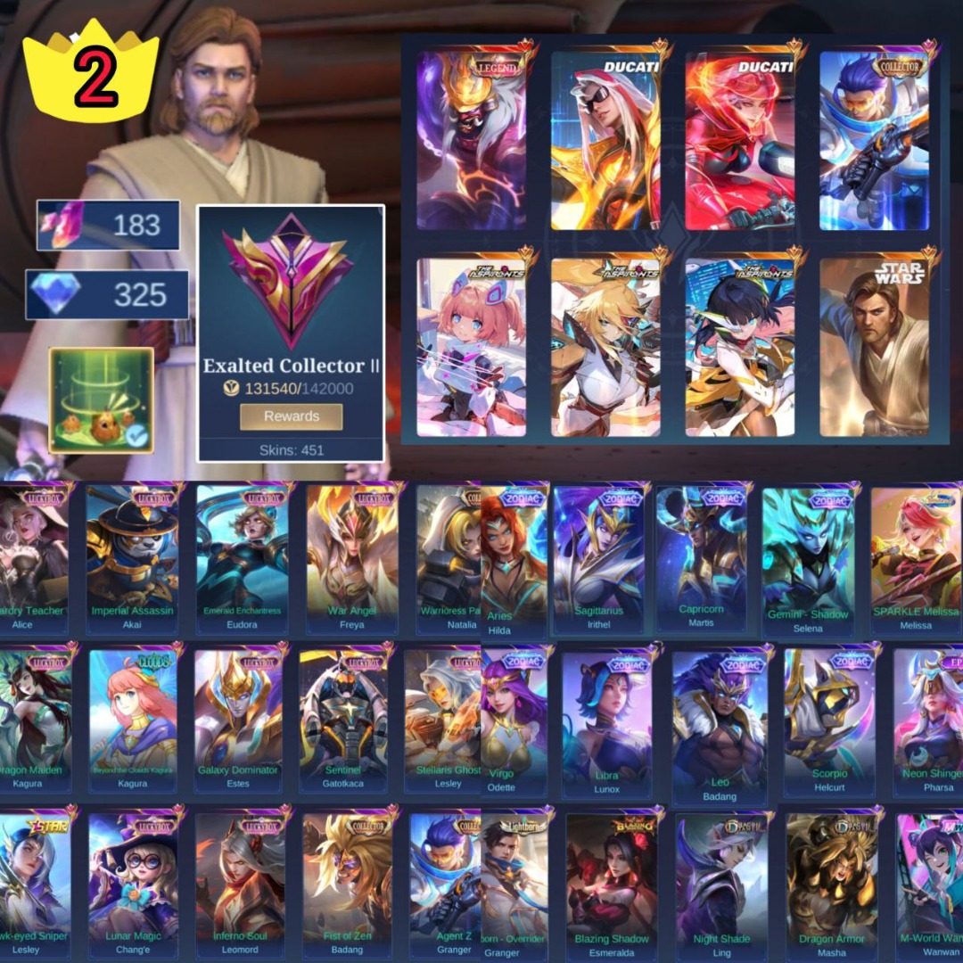 MOBILE LEGEND MLBB ML AKAUN BY AIXRIS SHOP, Video Gaming, Video Game ...