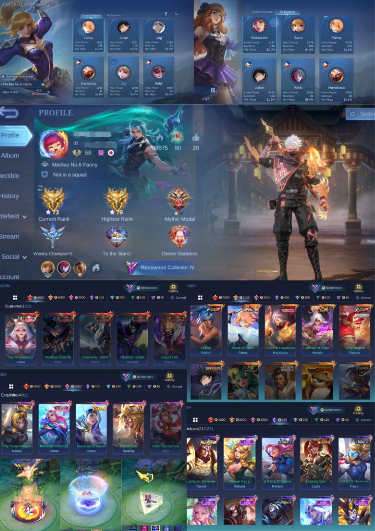 Mobile legends Assassin main, Video Gaming, Gaming Accessories, Game ...