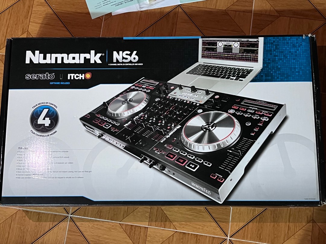 Numark NS6 DJ打碟 controller, 音響器材, 音樂播放裝置 MP3及CD Player - Carousell