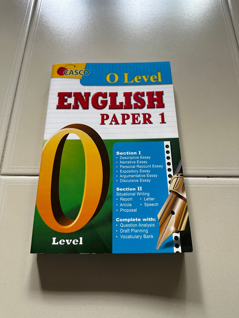 O level English Paper 1 Guidebook, Hobbies & Toys, Books & Magazines ...