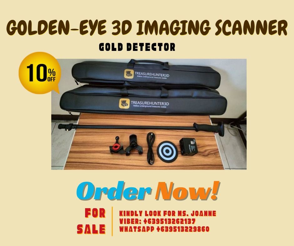 ON SALE NOW READY TO PICK-UP GOLD DETECTOR GOLDEN-EYE 3D IMAGING ...