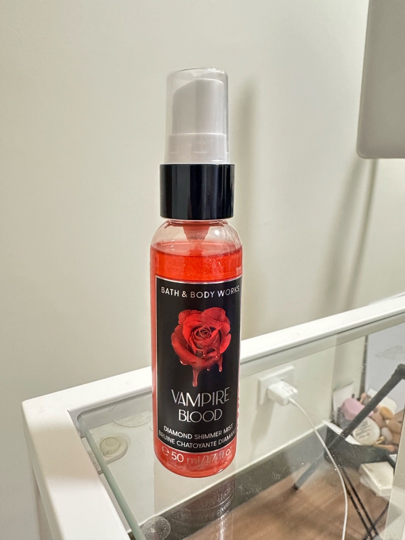 Original Bath and Body Works Vampire Blood Travel Size Diamond Shimmer ...