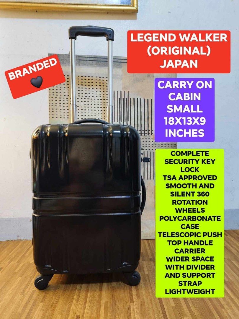 ORIGINAL LEGEND WALKER BRAND IMPORTED FROM JAPAN SMALL,HAND CARRY,CABIN ...