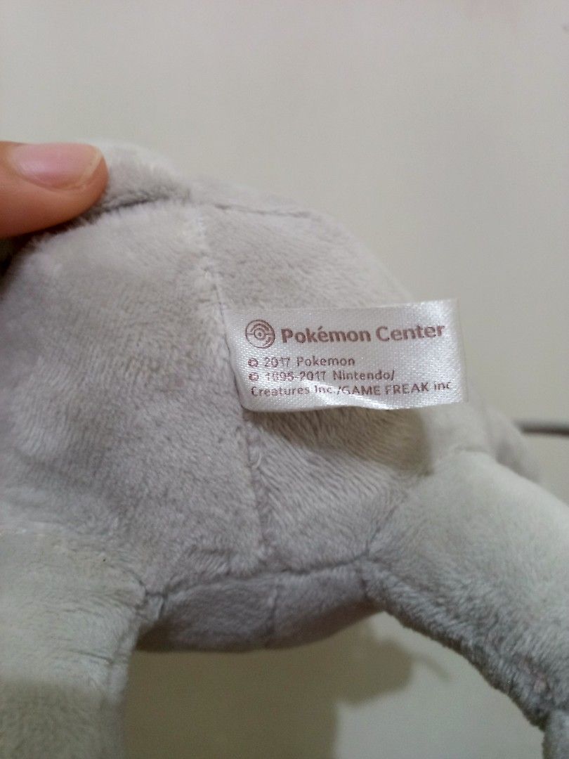 Original Pokemon Center Alolan Meowth Cute Kawaii Gray Cat Kitty Kitten ...