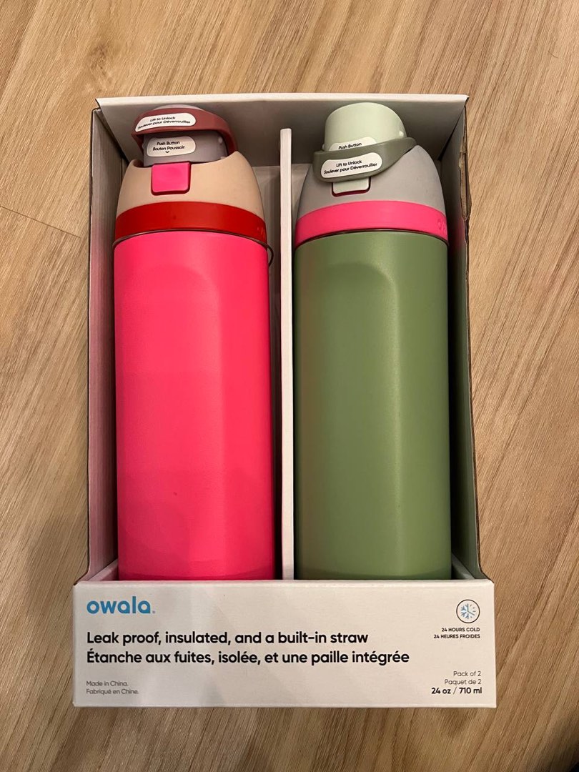 Owala Pack of 2- 710ml, Furniture & Home Living, Kitchenware & Tableware, Water Bottles ...